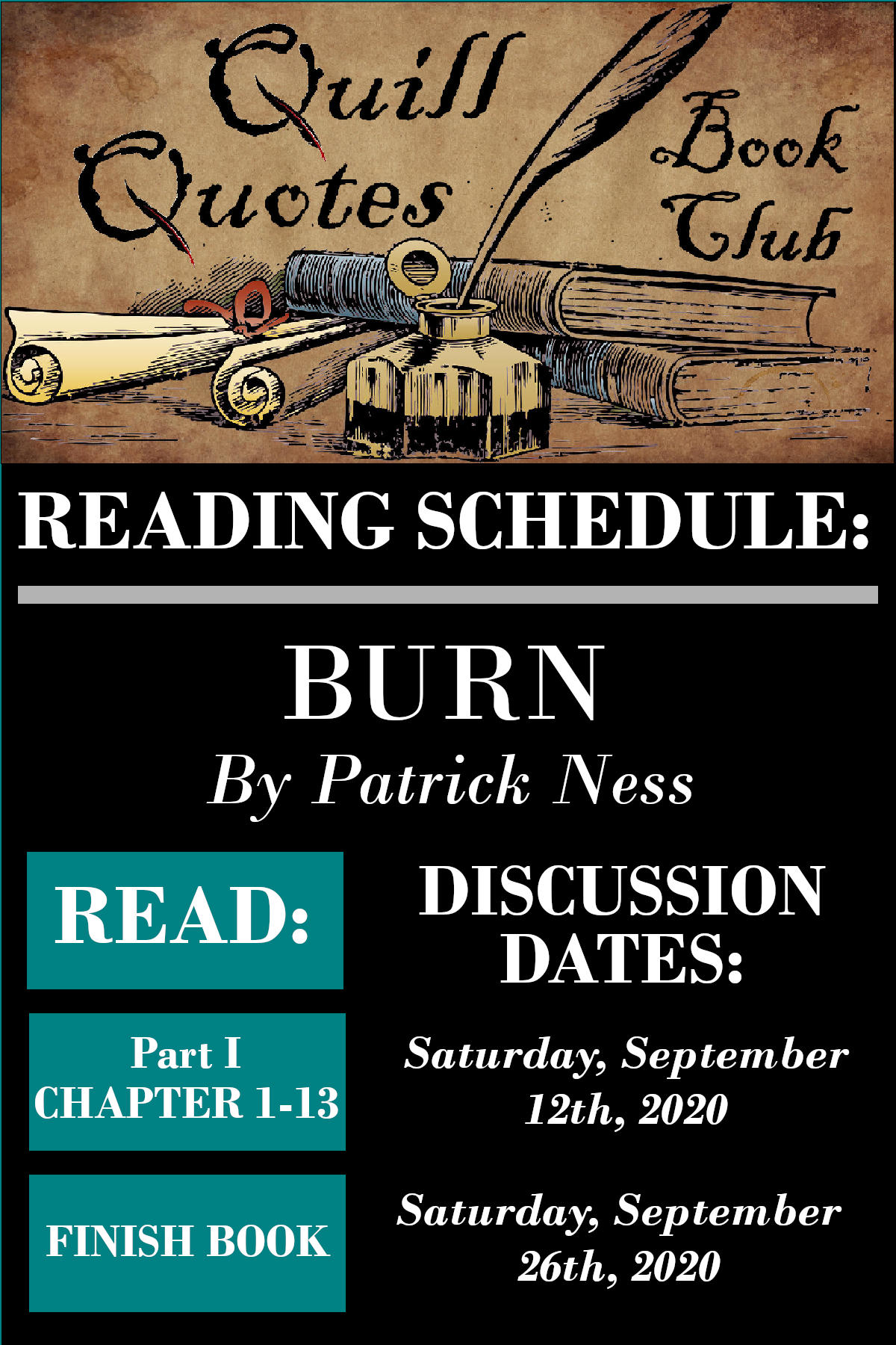 Burn: Quill Quotes Book Club - Quill Quotes
